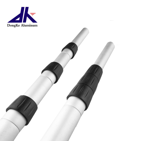 Aluminum telescopic pole with twist lock for multipurpose