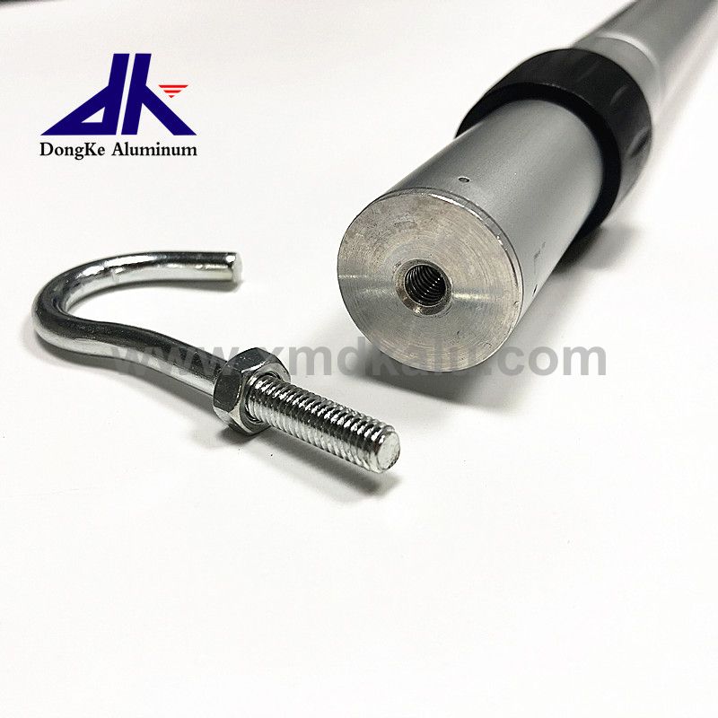 twist lock extendable pole with hook