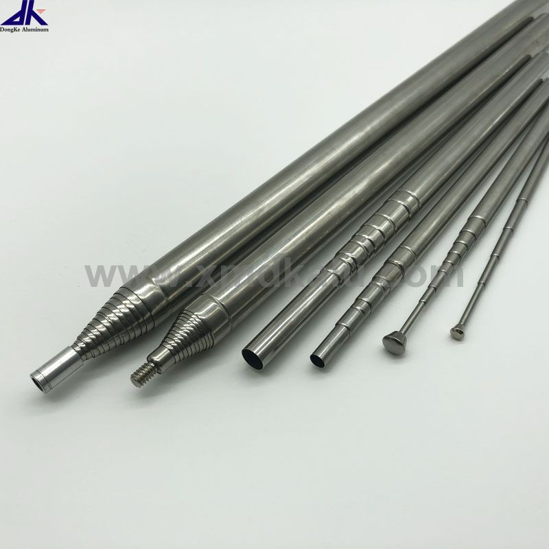 6 meter customized stainless steel telescopic pole with various hooks