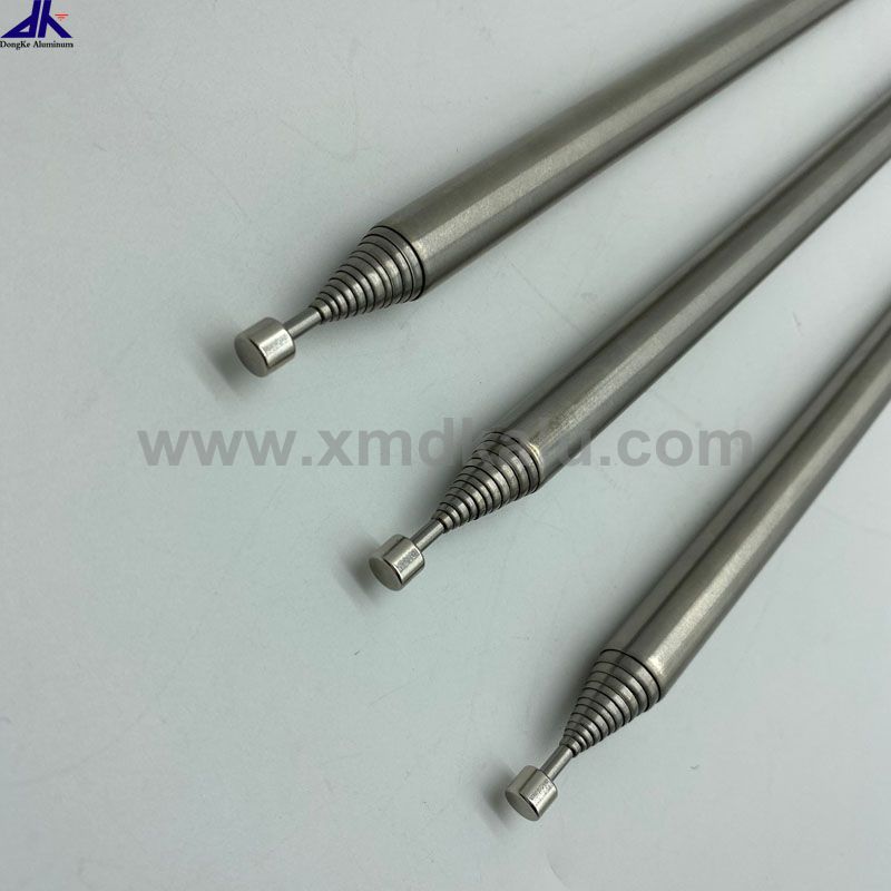 Extending length 6 m Stainless steel telescopic poles hollow inside ...