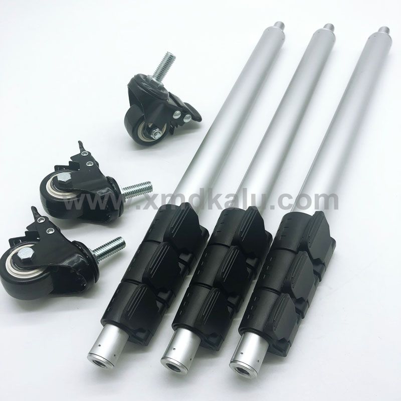 Customized length aluminum telescopic pole extension stand for laptop legs
