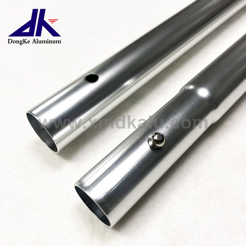 6063 T5 Anodized Aluminum Swaging Tube with spring button