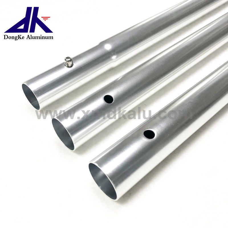 6063 T5 Anodized Aluminum Swaging Tube with spring button