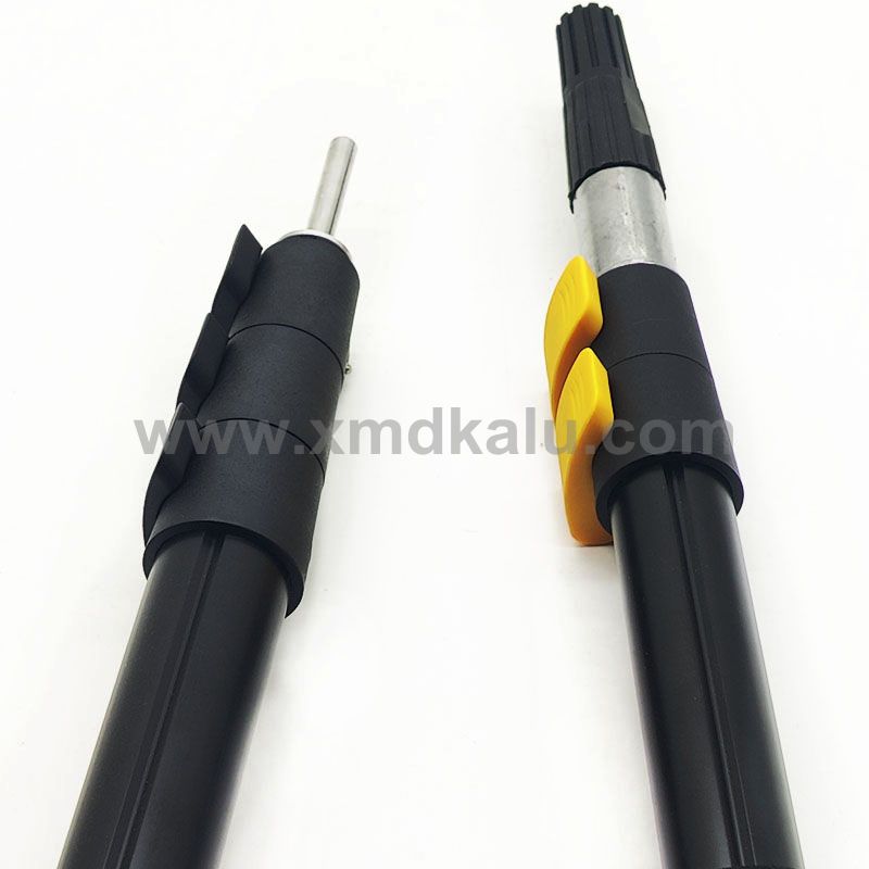 New arrival aluminum telescopic pole with spring button lock telescopic ...